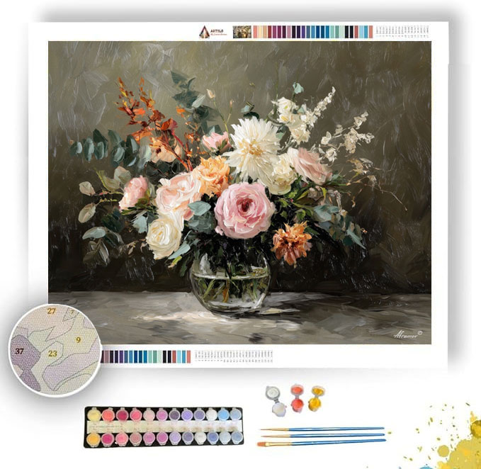 STORMBORN LABYRINTH SILVER - Paint by Numbers Full Kit