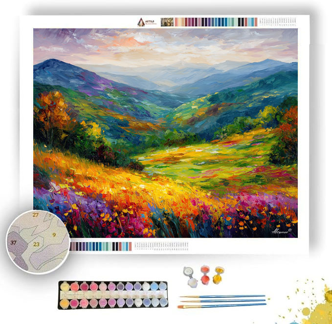 HIGHLAND MEADOW - Paint by Numbers Full Kit