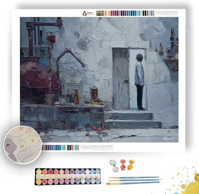 AWKWARD IDEA - Paint by Numbers Full Kit