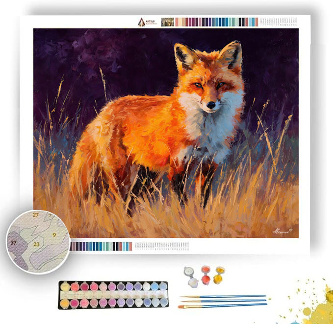 WARM VIVID COLOR - Paint by Numbers Full Kit