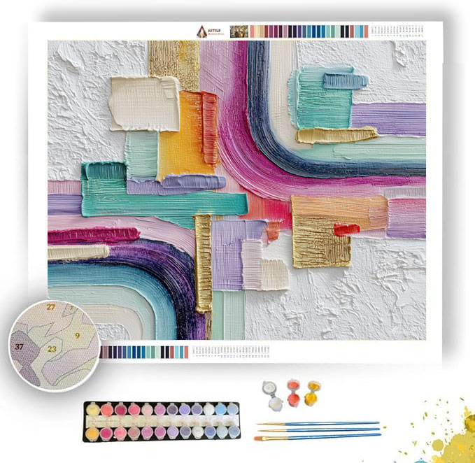 SOFT RHYTHM - Paint by Numbers Full Kit