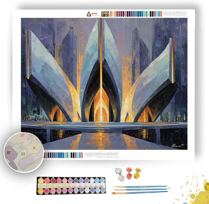 LUMINOUS FORM - Paint by Numbers Full Kit
