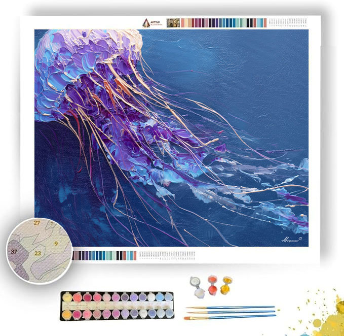 STRANGE TRACE - Paint by Numbers Full Kit