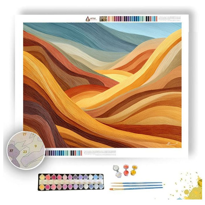 MODERN DESERT LINES - Paint by Numbers Full Kit