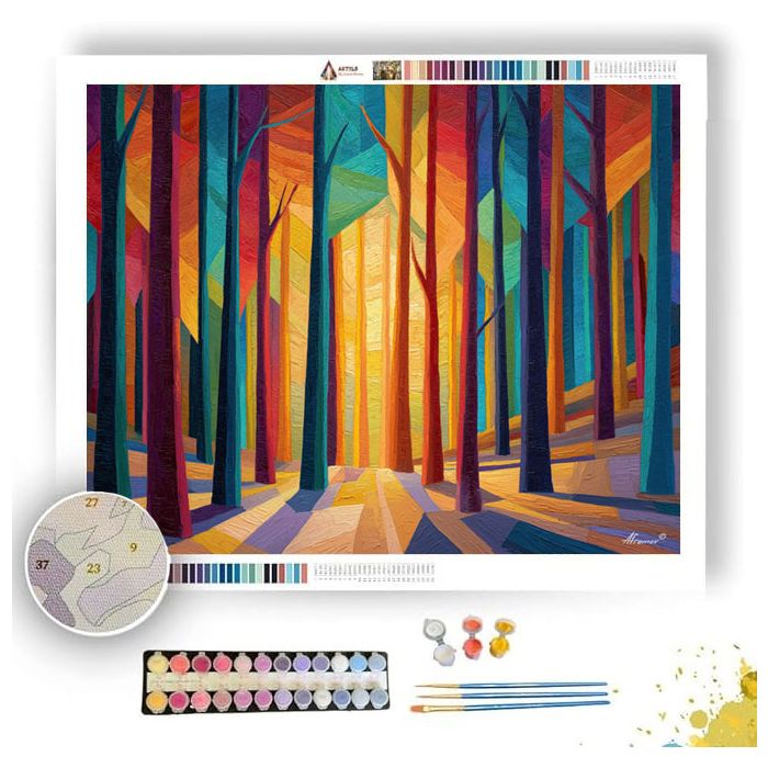 COLOR BEAM LANDSCAPE - Paint by Numbers Full Kit