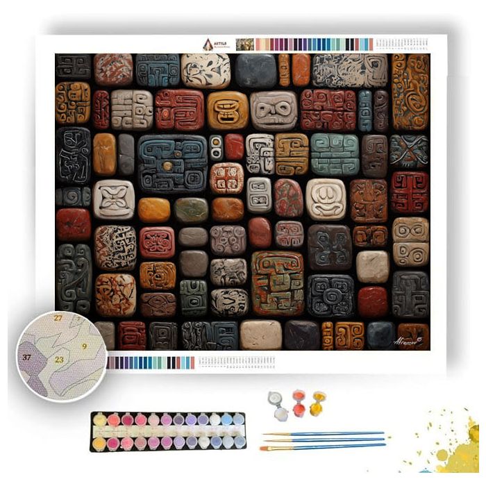 STONES OF MEMORY - Paint by Numbers Full Kit