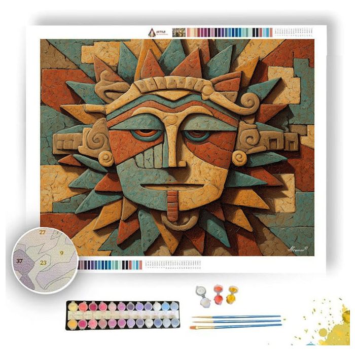 STONE MASK OF DAWN - Paint by Numbers Full Kit