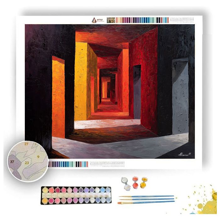 ABYSSAL CONTOUR - Paint by Numbers Full Kit