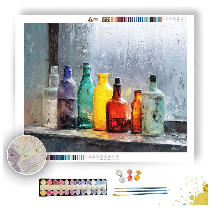 BLURRING CIRCUIT VORTEX - Paint by Numbers Full Kit