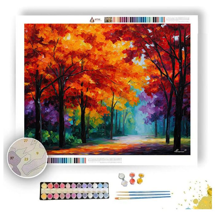 CANADIAN MAPLE GROVE - Paint by Numbers Full Kit