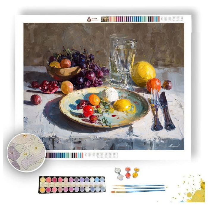 GATHERED DISH - Paint by Numbers Full Kit