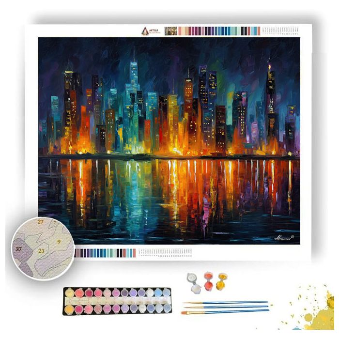 ABYSSAL LIGHT CITY - Paint by Numbers Full Kit