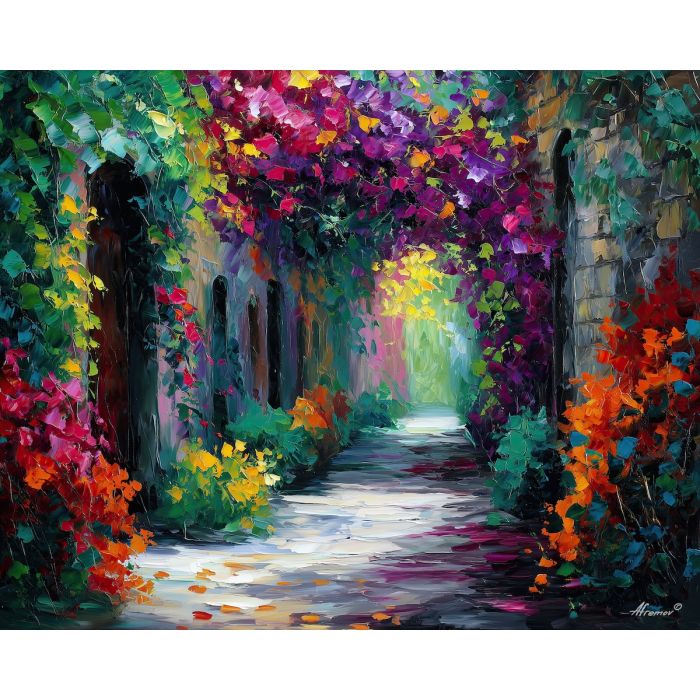 ANCIENT VINE PATH | Floral Oil Painting
