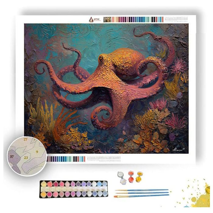 ANCIENT TANGLE - Paint by Numbers Full Kit