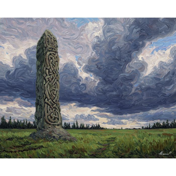 QUIET SOFT | Celtic Palette Knife Painting