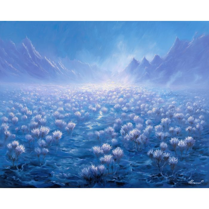 FROSTBLOOM FIELD | Elemental Oil Painting