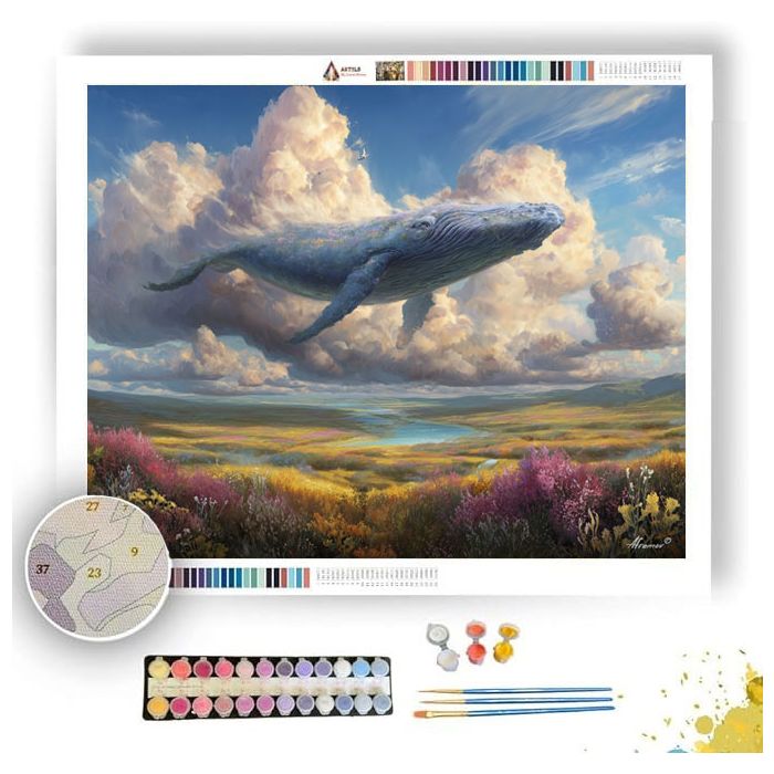 SKYFLOAT WHALE MEADOWS - Paint by Numbers Full Kit