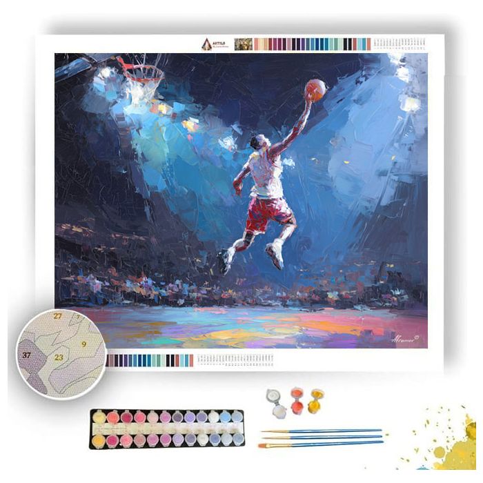 GENTLE CHARGED TRACE - Paint by Numbers Full Kit
