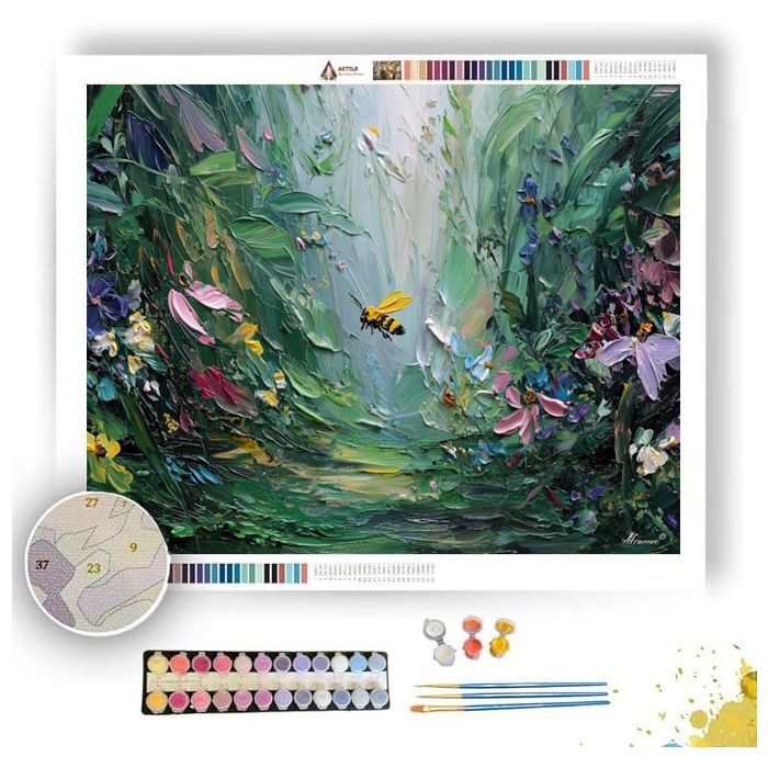 DRIFTING SOFT FRAME - Paint by Numbers Full Kit