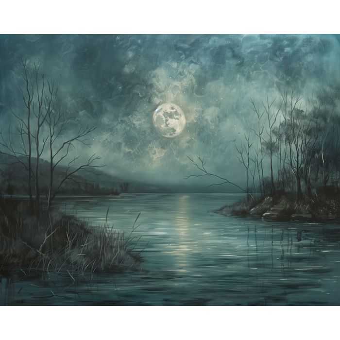 MOONLIT MEMORIES - UNIQUE Hand-painted ONE-OF-A-KIND ORIGINAL OIL PAINTING ON CANVAS by Afremov ...