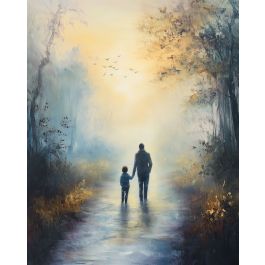 QUIET FOOTSTEPS UNDER MORNING FOG