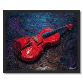 THE RED VIOLIN - FRAMED