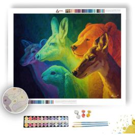 ANIMALS OF LIGHT - Paint by Numbers Full Kit