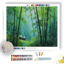 PANDA BAMBOO MOUNTAIN MIST - Paint by Numbers Full Kit