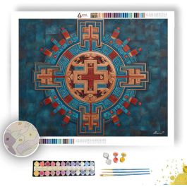 FIRE CREST SYMBOL - Paint by Numbers Full Kit