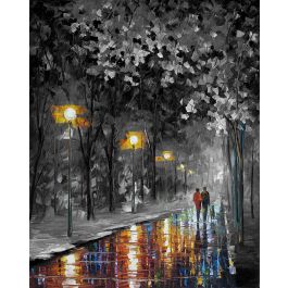 NIGHT STROLL by Leonid Afremov