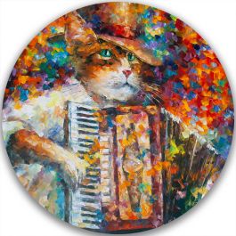 GERMAN CAT - LIMITED EDITION CIRCLE GICLEE