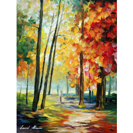 THE NEW PATH - Palette Knife Oil Painting On Canvas By Leonid Afremov ...