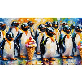 PLAYFUL PENGUIN PARADE