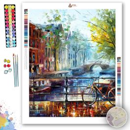 BICYCLE IN AMSTERDAM - Paint By Numbers Full Kit