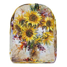 HAPPY SUNFLOWERS - Minimalist backpack