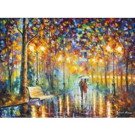 RAIN'S RUSTLE 3 — original Oil Painting On Canvas By Leonid Afremov ...