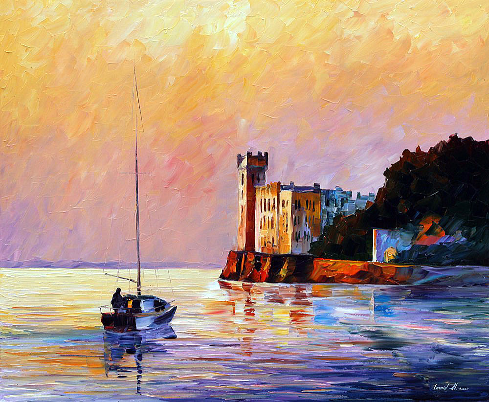 ITALY - TRIESTE GULF — PALETTE KNIFE Oil Painting On Canvas By Leonid ...