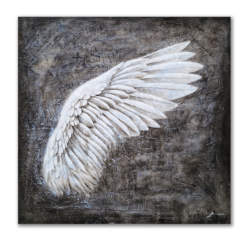 Realistic Angel Wings Painting